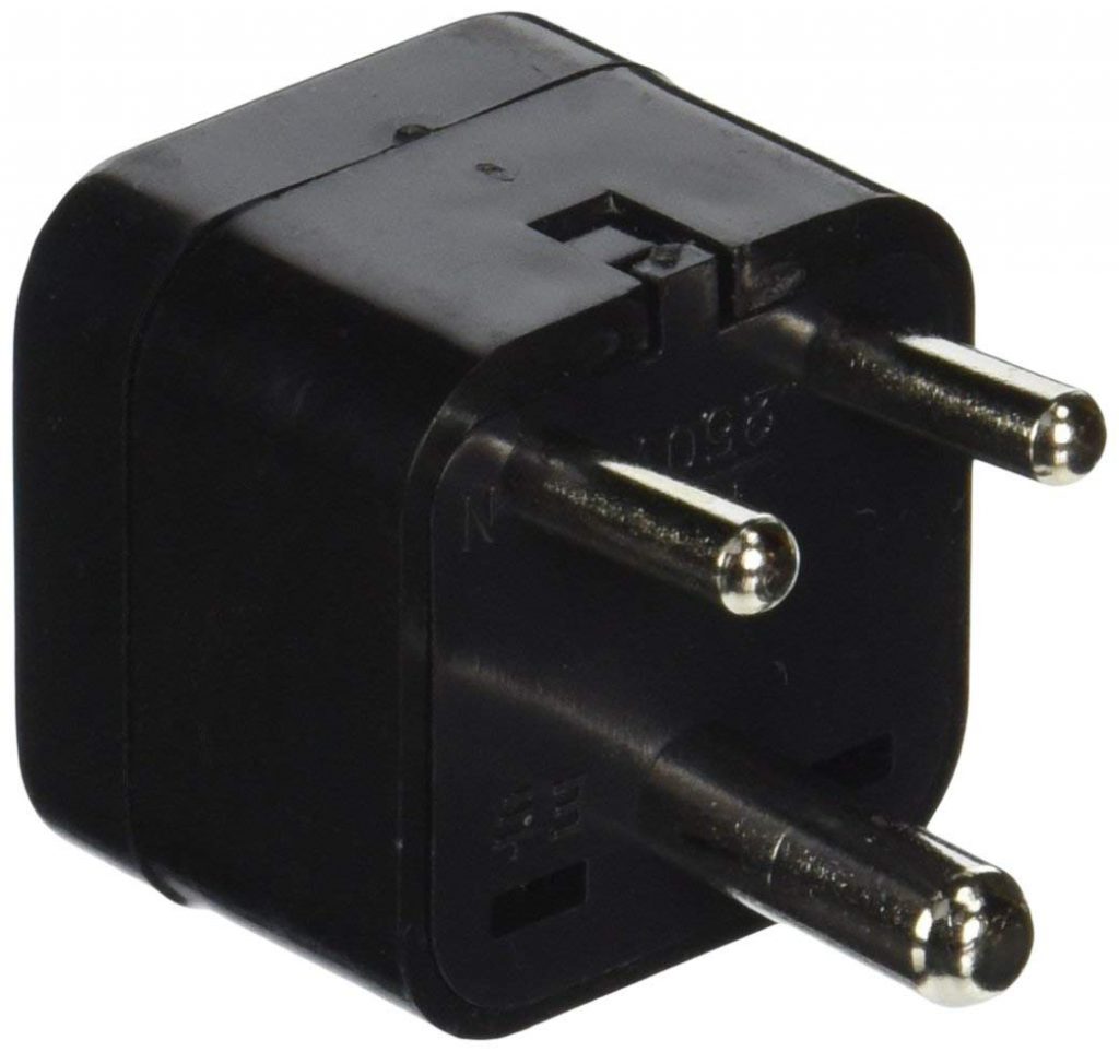 PB-11 - North American Input to 3 Round Pin Grounded Plug Adapter ...
